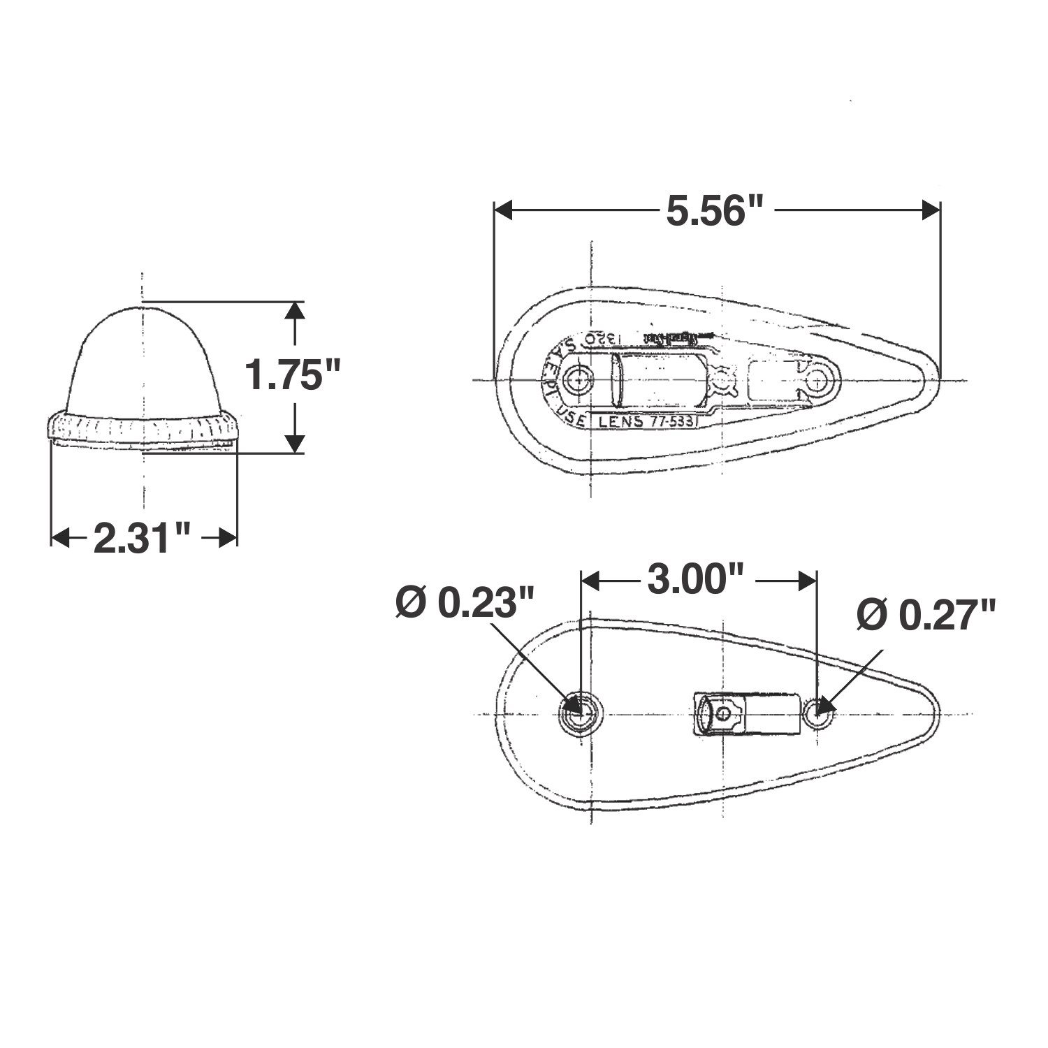 1320A Marker Lamp Truck-Lite Co