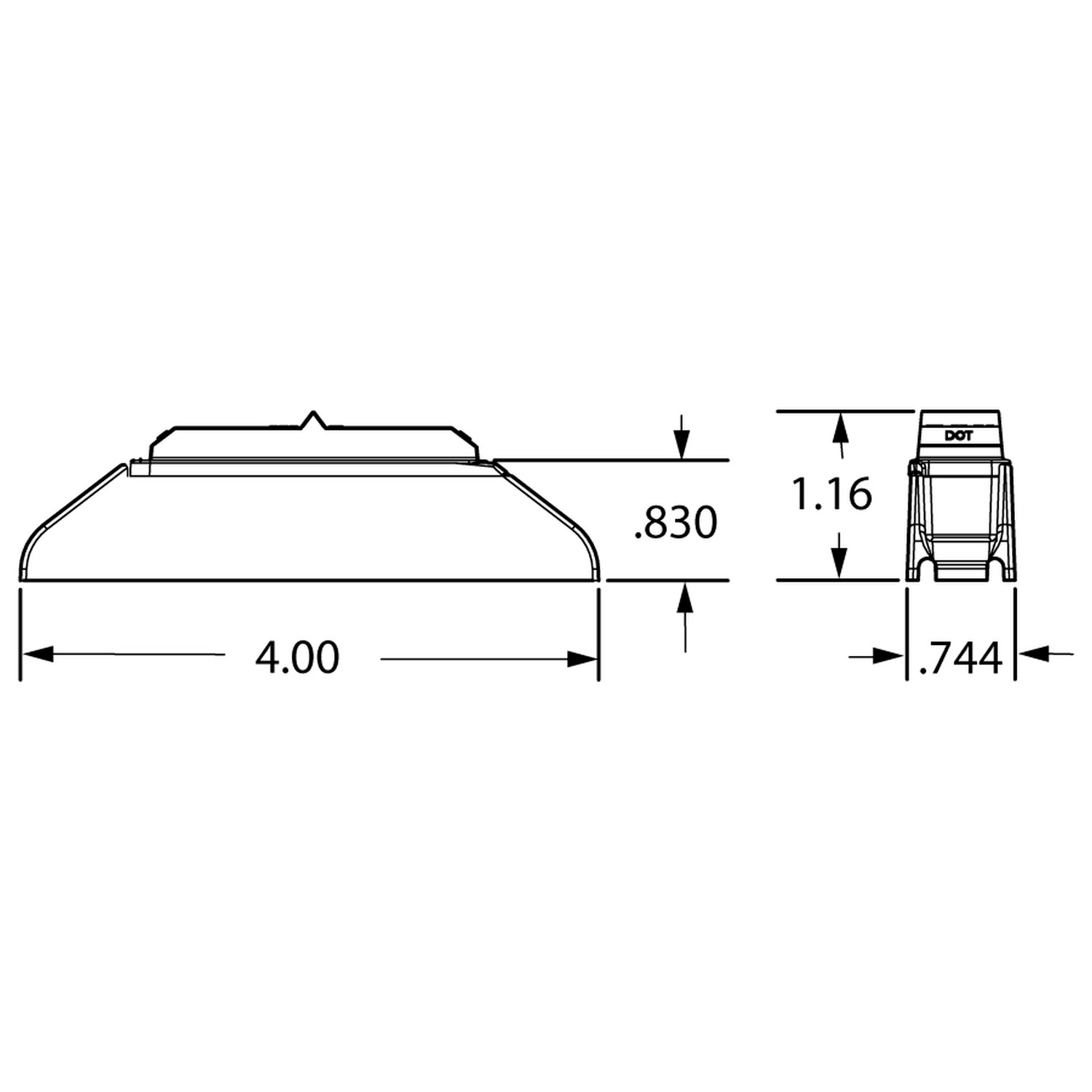 35375Y Led Yellow Lamp Truck-Lite Co