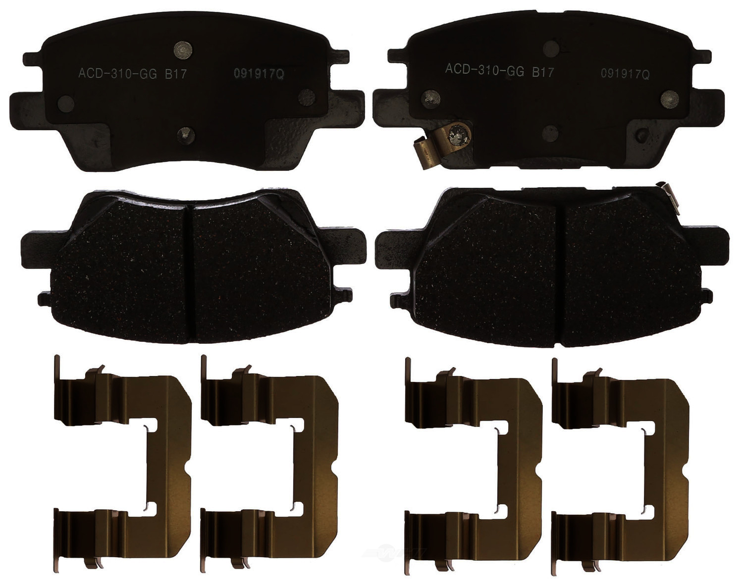 14D1844CHF1 Front Dis Pad Kit Ac Delco