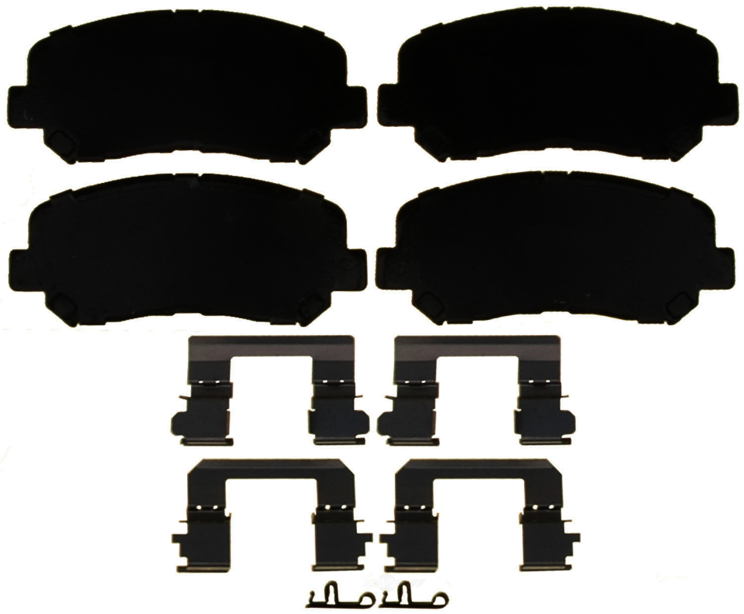 17D1623CHF1 Front Dis Pad Set Ac Delco