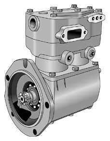 EL13100X Air Compressor Haldex-Berg Air Brake