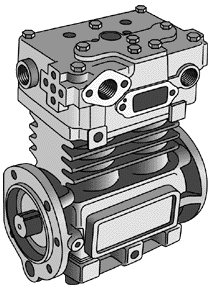 107506X Air Compressor Haldex-Berg Air Brake