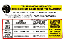 03104514 Tire Load Decal Shyft Group Inc.