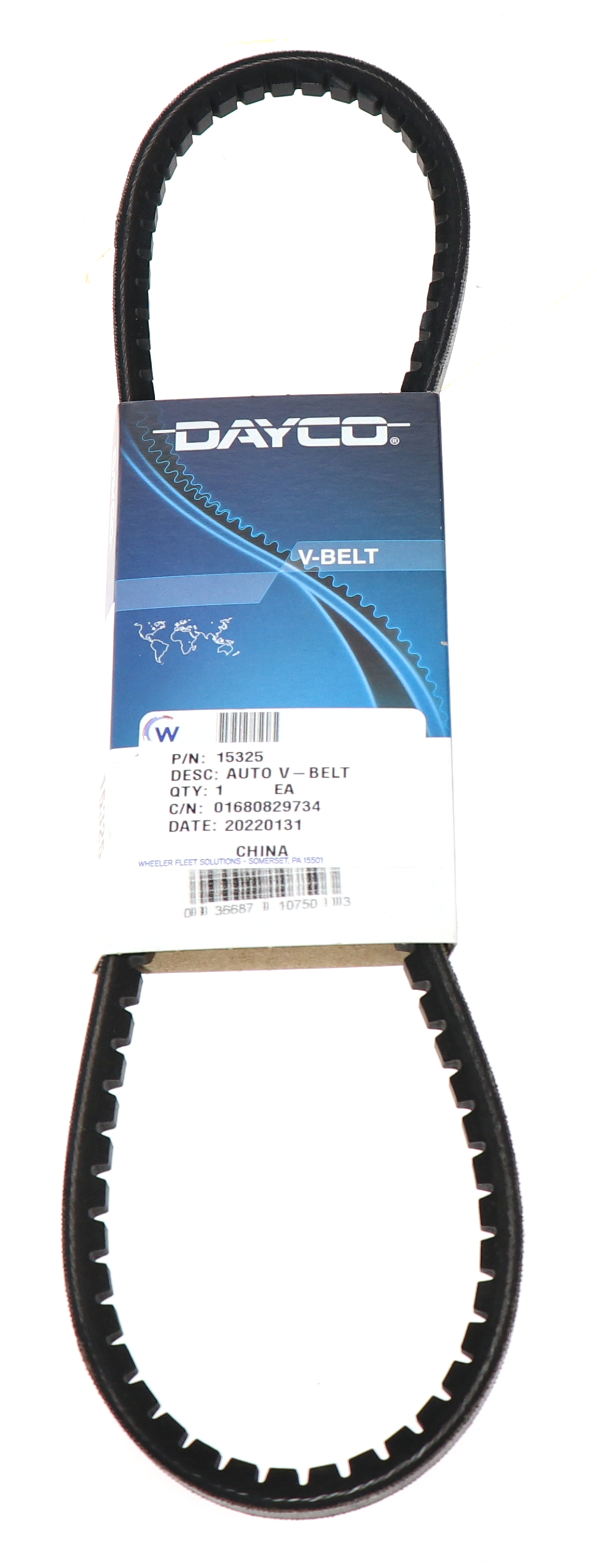 15325 Auto V-Belt Dayco Corp