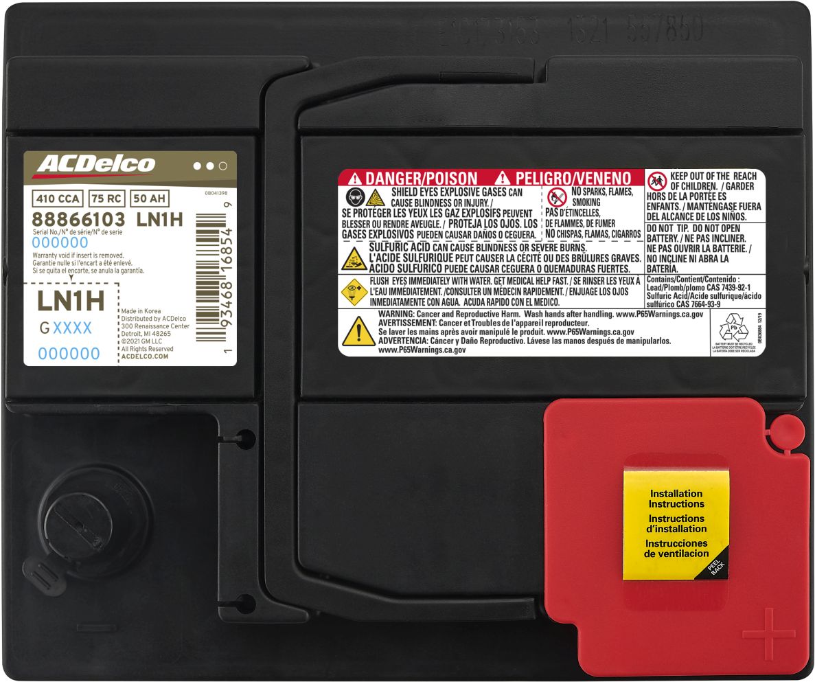 LN1G Battery Asm Ac Delco