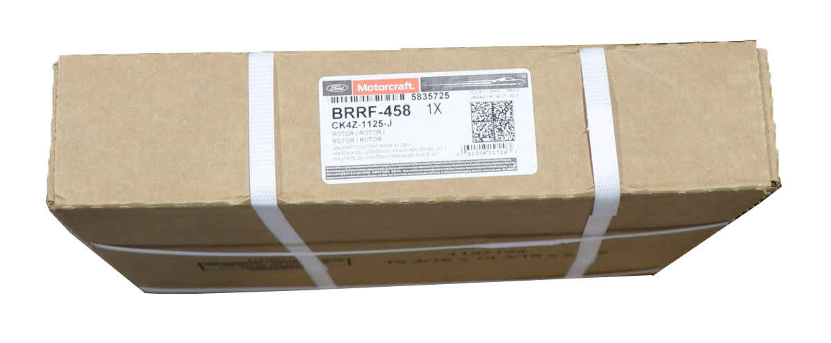 BRRF458 Brake Rotor Motorcraft (Div Of Ford)