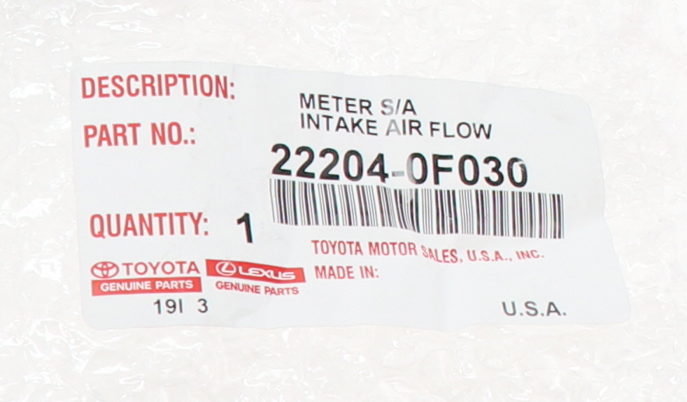22204-0F030 Maf Sensor