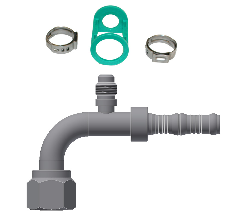 1010-54712-08-08KT A/C Fitting Kit Wheeler Fit