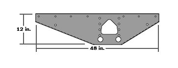 40103866 L Gear Bracket Great Dane
